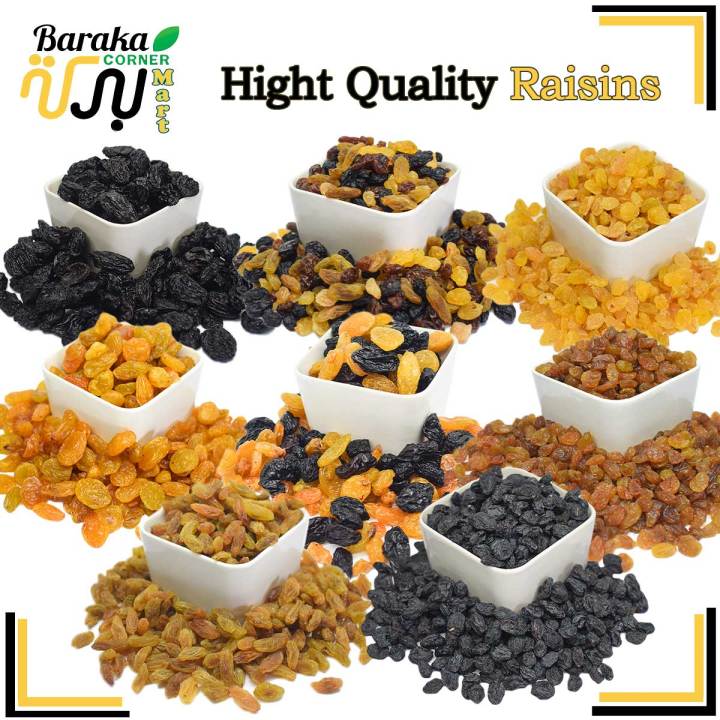 Fresh Raisins Mix Raisin / Kismis / Black Jumbo / Golden Jumbo / Long ...