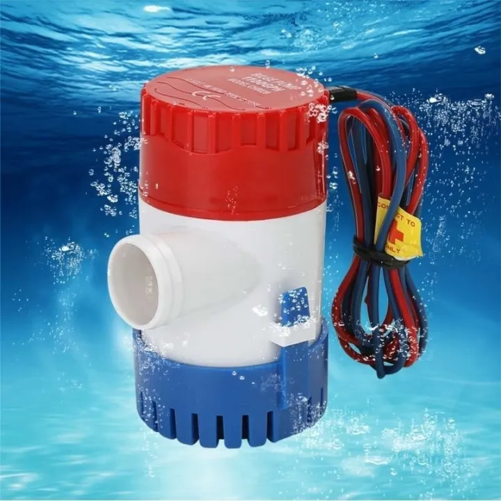 AZJ 12V 24V 220V 60L/min 1100GPH Bilge PumpBoat Pumps 12 V Submersible ...