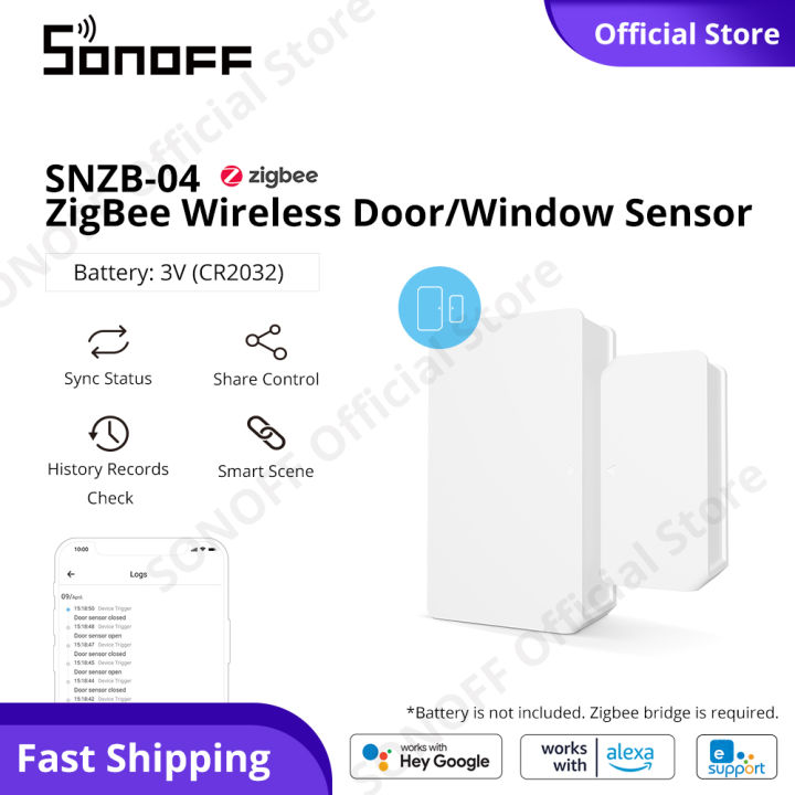 SONOFF SNZB-04 สมาร์ท ZigBee เซ็นเซอร์ประตูหน้าต่างไร้สาย เซนเซอร์ Zigbee 3.0 สมาร์ท เซนเซอร์ ...