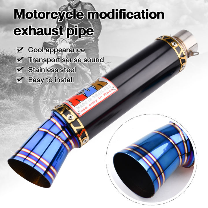 NLK pipe 51mm inlet canister only muffler exhaust open pipe daeng ...