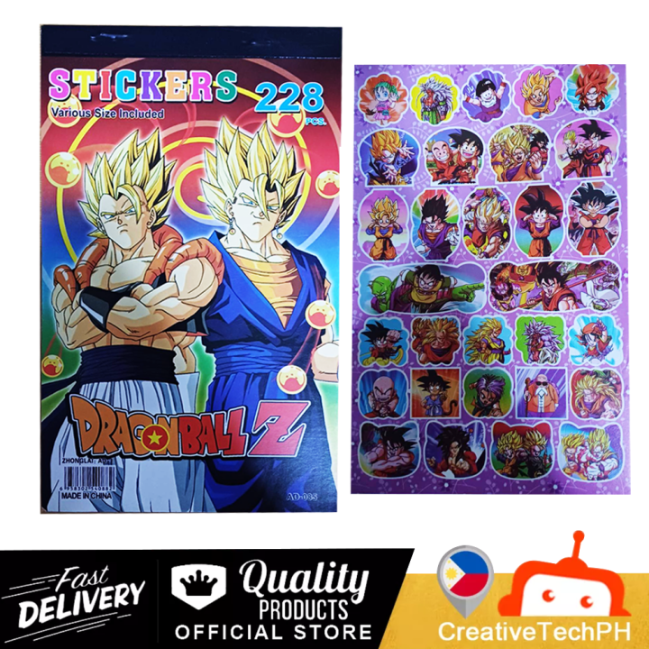 DRAGON BALL Sticker Booklet 228 pcs Sticker for Kids | Lazada PH
