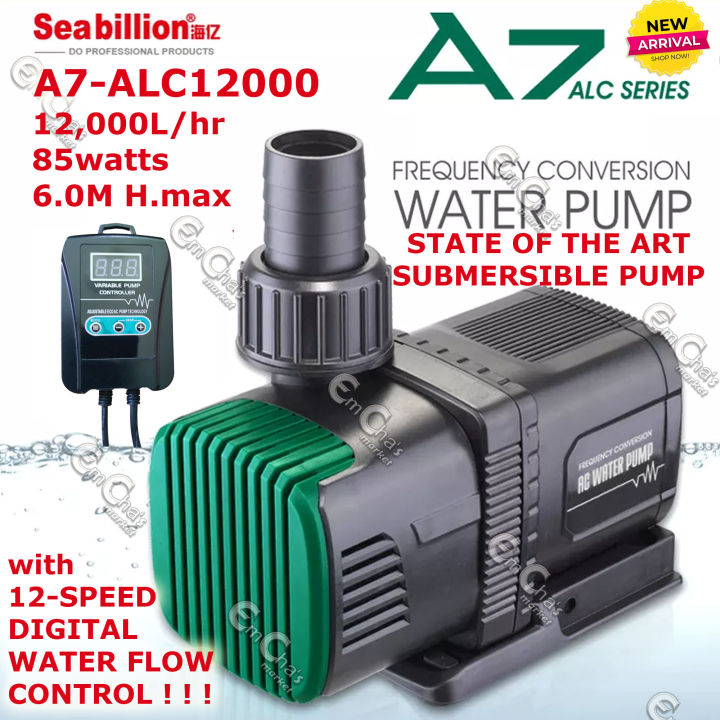 Seabillion ALC12000 Submersible Pump by JTC 12-speed up to 6500 Gals ...