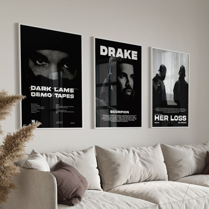 Drake Abstract Poster - Music Hot Album Star Hip Hop Posters for Living ...