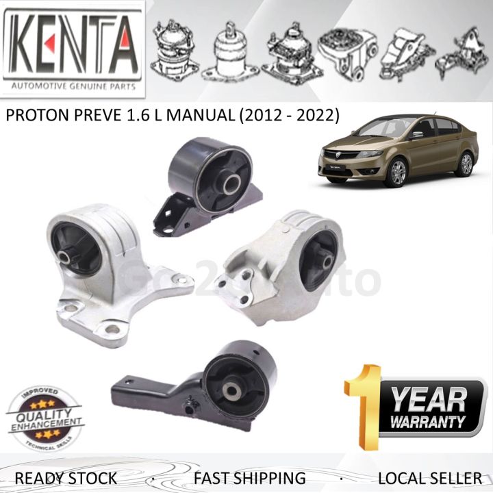 KENTA BRAND ENGINE MOUNTING 1 SET 4PCS -PROTON PREVE 1.6 IAFM MANUAL ...