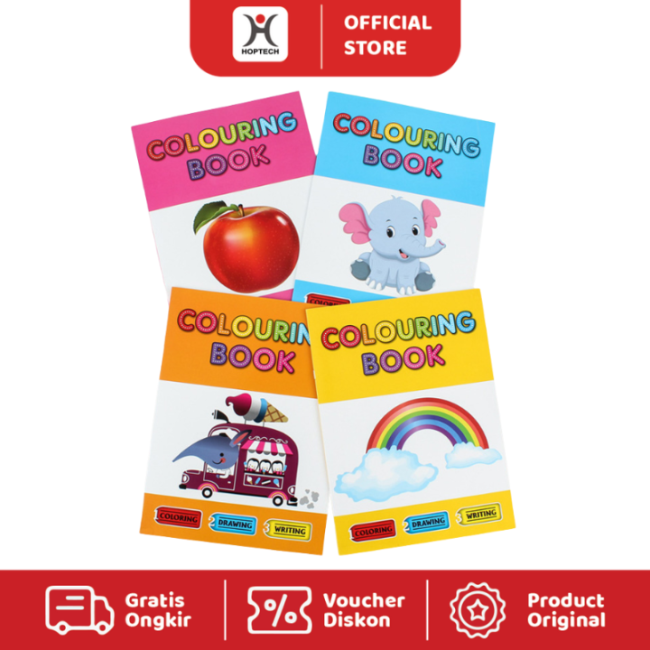 Buku Mewarnai Anak Coloring Book Buku Gambar Mewarnai 8 Lembar | Lazada ...