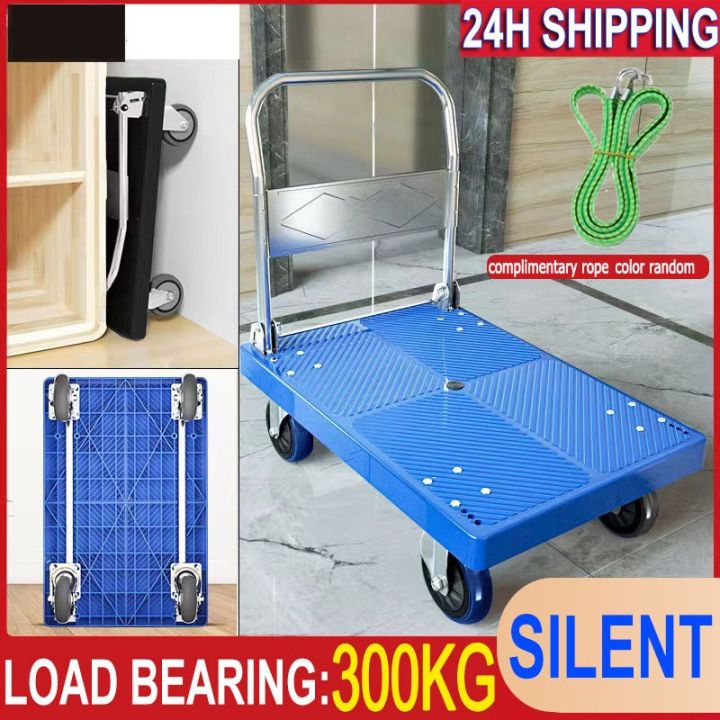 Trolley with Wheel Heavy Duty Troli Letak Barang Foldable Hand Truck ...
