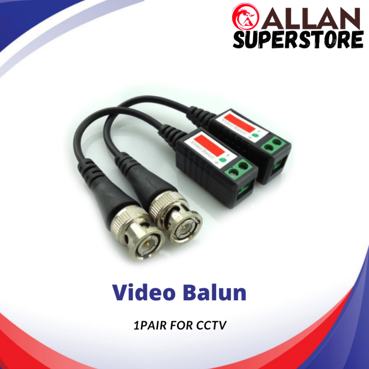Allan Superstore Video Balun for CCTV / Passive Video Balun / HD-CVI ...