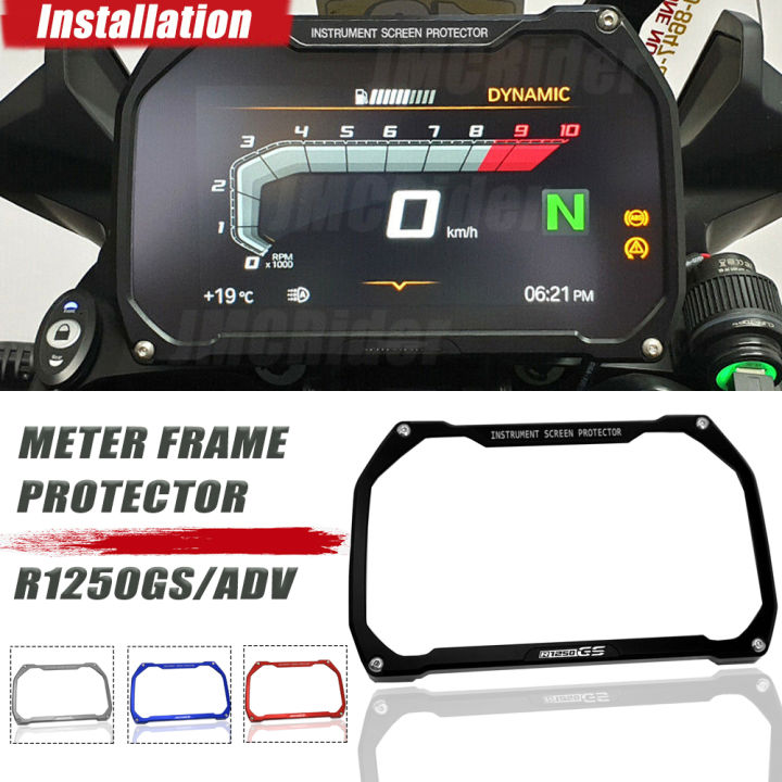 Motorcycle Meter Frame TFT Theft Protection Screen Protector Instrument ...