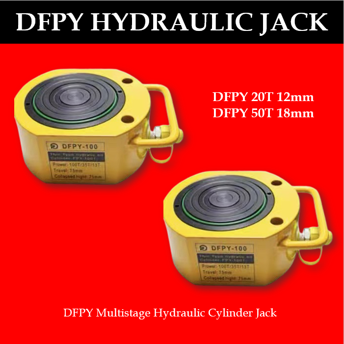 TOYU 20T 12mm 50T 18mm DFPY Multistage Hydraulic Cylindea Jack Multi ...
