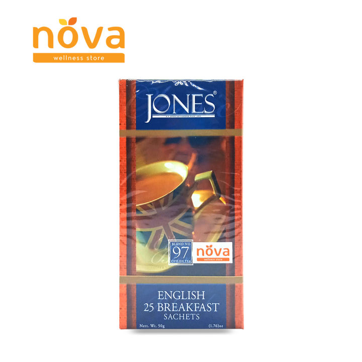 Jones English Breakfast Tea Blend No. 97 50g (box) | Lazada PH