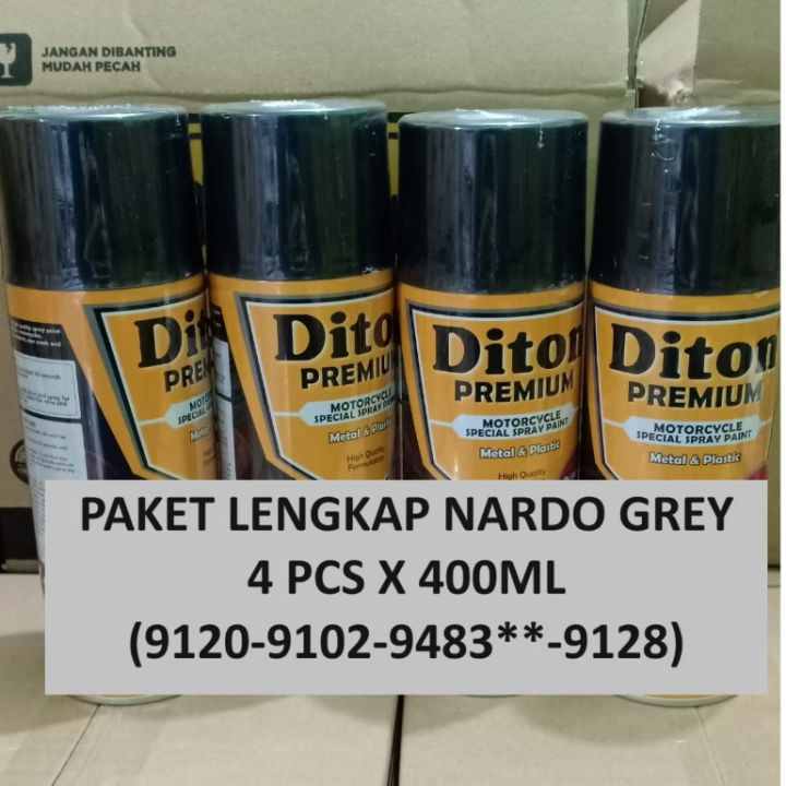 Paket Lengkap Pilox DITON PREMIUM Nardo Grey Paketan Pilok Cat Semprot ...