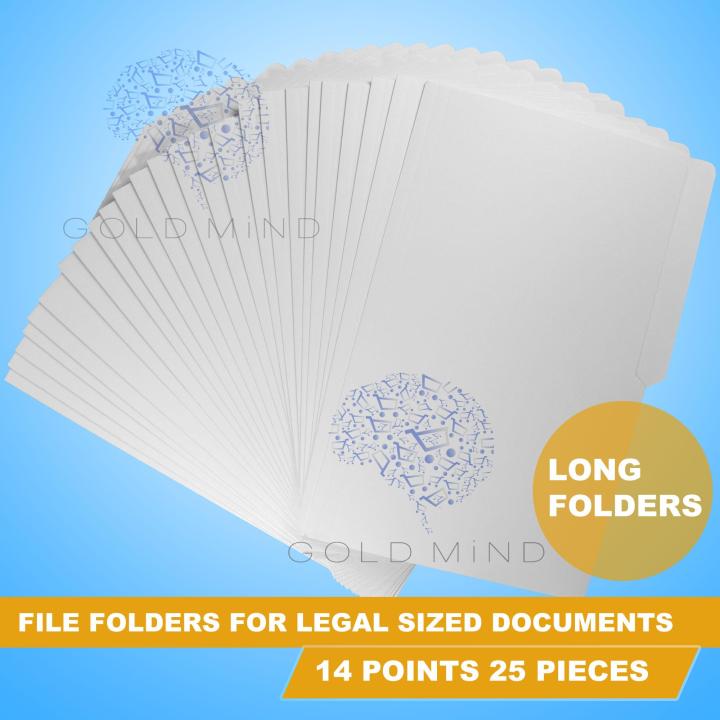 Long Folder / File Folders for Legal Sized Documents : 25 pieces - Gold ...
