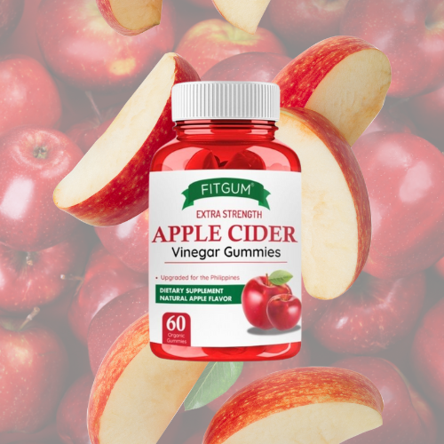 Fitgum Apple Cider Vinegar Gummies Vitamins, 60 Gummies Dietary ...