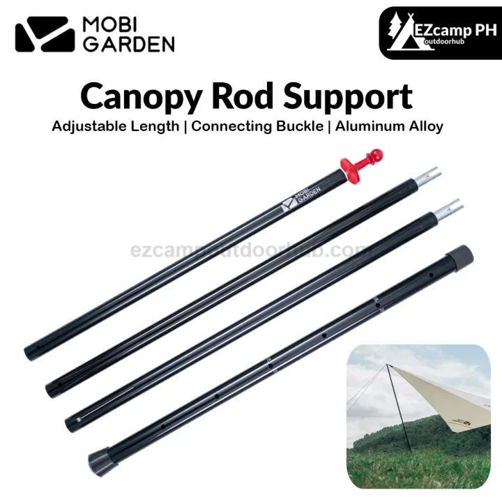 Mobi Garden Canopy Rod Support Portable Ultralight Thickened 4 Section ...