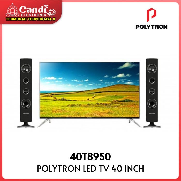 POLYTRON LED TV 40 inch Full HD 40T8950 Cinemax Soundbar Tower - Analog ...