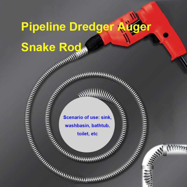 Electric Drill Pipe Dredging Tool Clog Remover Tool Drain Unblocker ...