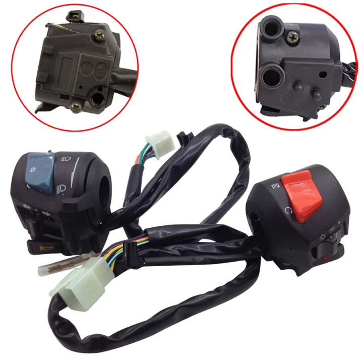 Yecnecty For Honda CB400 CB 400 1992-1998 Motorcycle Turn Signal Control Switch Motorbike Horn ...