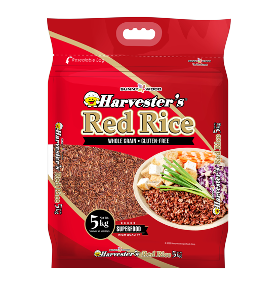 Harvester's Red Unpolished Rice 5KG | Lazada PH