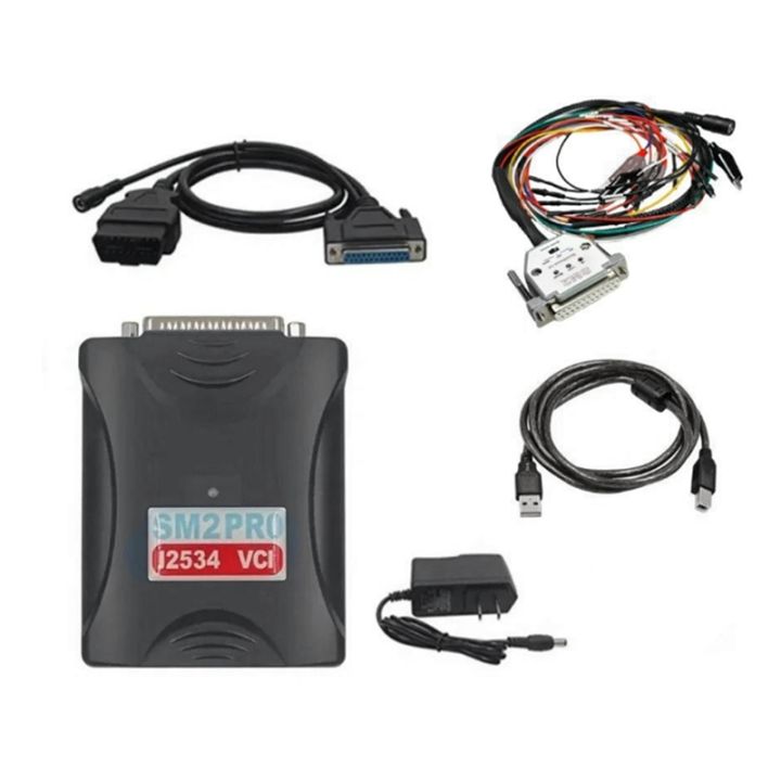 [jwerlyday]SM2 Pro J2534 VCI ECU Programmer Without Dongle V2.21.21 Car ...
