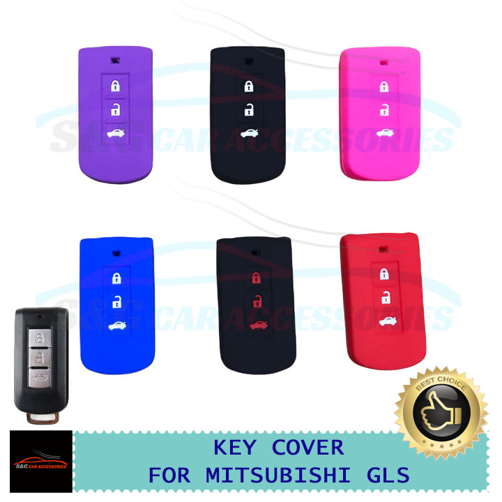 Silicon Silicone Car Key Remote Cover for Mitsubishi XPander, Montero ...
