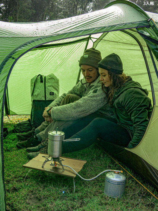Naturehike Nuoke Barros Ultra-light Tunnel Tent Outdoor camping tent with two people and three ...
