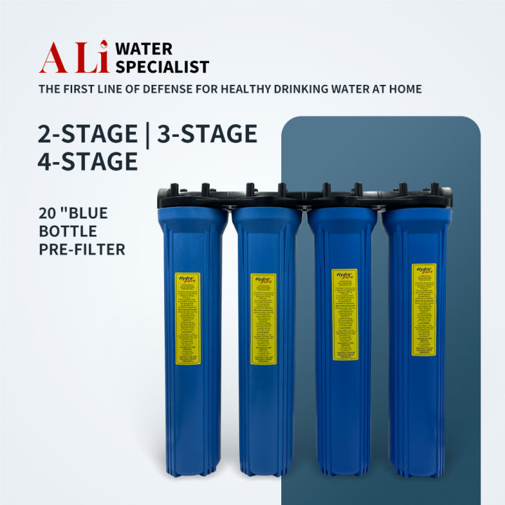 Hydrosep Complete Set 2/3/4 Stage 20 inch Deep Well Water Filter ...