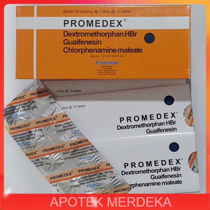 Promedex Strip Isi 10 Tablet / promedek tablet | Lazada Indonesia