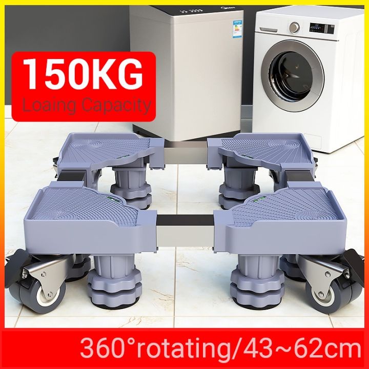 150KG Washing Machine Stand Adjustable Wheel Base Fridge Stand ...