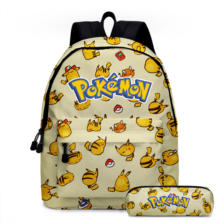 O'KADY pokemon pikachu Pikachu cartoon anime school bag for primary and ...