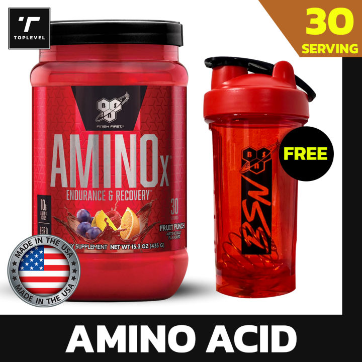 BSN Amino X Muscle Recovery & Endurance Powder 30 Servings กรดอะมิโน ...