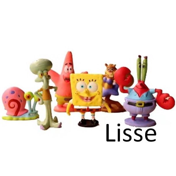 Cake Topper Figure Hiasan Kue Spongebob Mr Crab Squidward Patrick /Set ...
