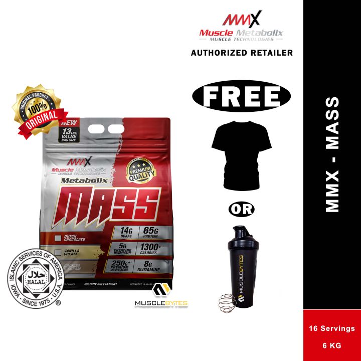 Muscle Metabolix - Mass Gainer [6KG / 16 Servings] [MMX Mass gainer] [Mass Gainer / Weight ...