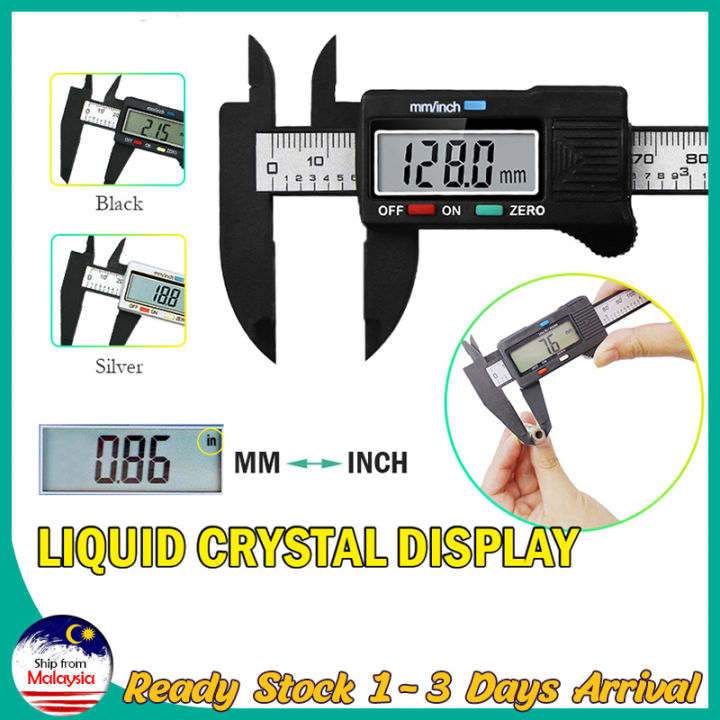 Electronic Vernier Caliper 6 inch Digital Vernier Caliper 150mm Ruler ...