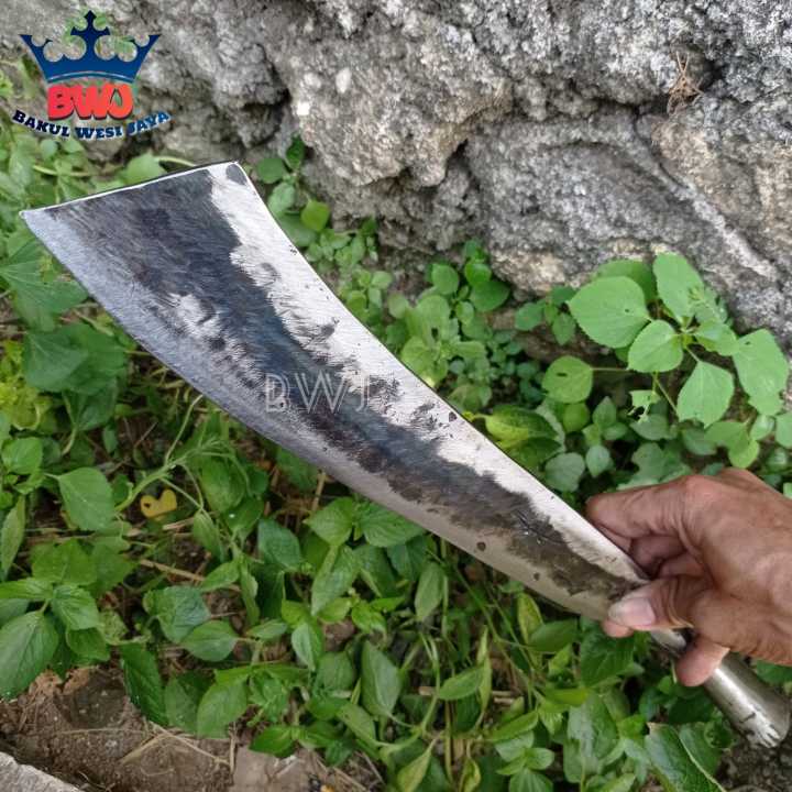 Berbahan Baja Per Mobil Tebal Golok Full Besi Super Tajam - Bendo Bedog ...
