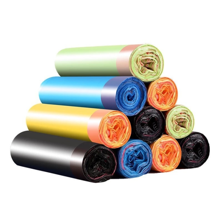 1Rolls Drawstring Titchen Garbage Bag Thickened Automatic Closing ...
