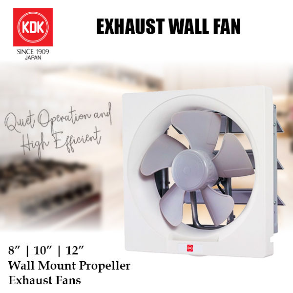 KDK Wall Exhaust Fan | 8" / 10" / 12" | 20AQM8 / 25AQM7 / 30AQM8 | Lazada