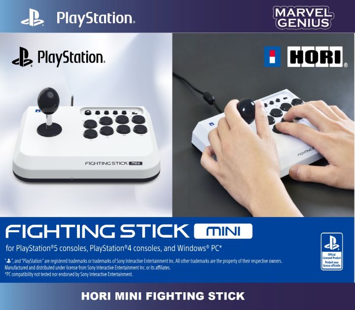 Hori Fighting Stick Mini CONTROLLER (Compatible for PS4 & PS5 & PC ...