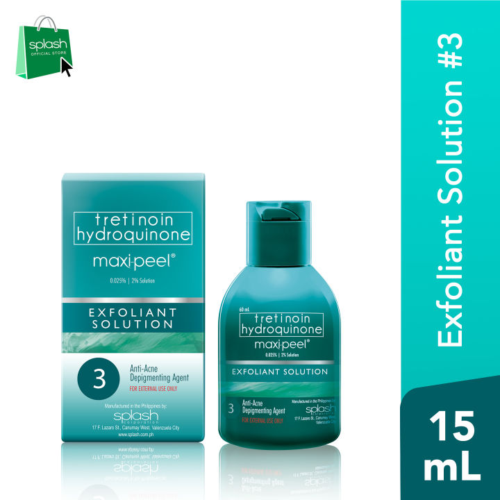 Maxi-Peel Exfoliant Solution No. 3 Anti-Acne Scar Remover Pimple ...