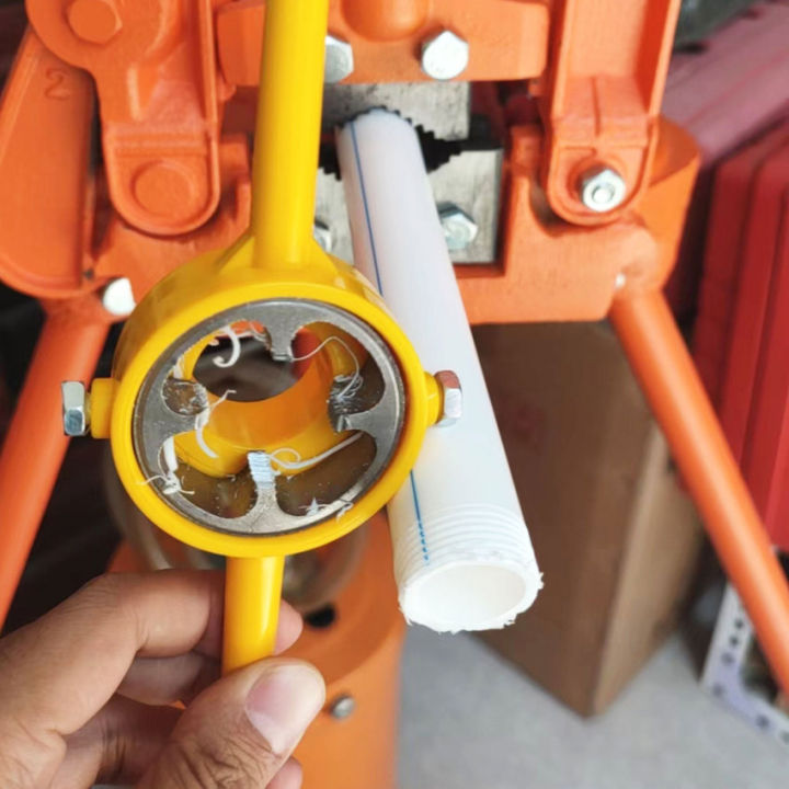 LANG Original 6pcs M10 thread PVC Pipe Threader NPT Thread Tap Die Set ...