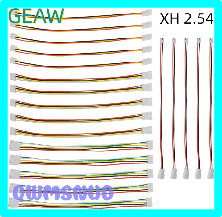 MSND 10 Pairs Micro JST XH 2.54 2P 3P 4P 5P 6PIN Double End Female and ...
