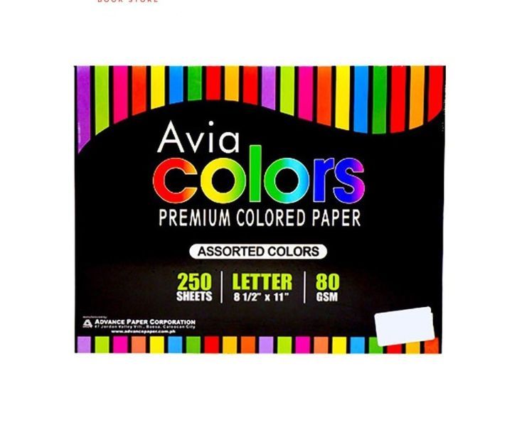 AVIA NEON PAPER ASSORTED COLOR 250PCS SHORT | Lazada PH