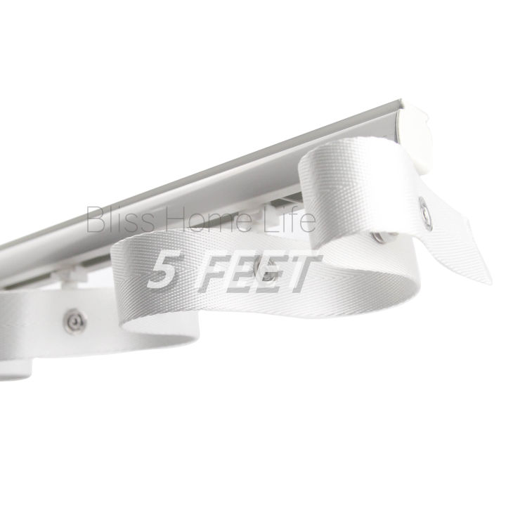 5 feet Single S Track (107mm/125mm Snap Tape) | Ripple Fold Track | S ...