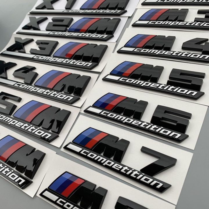 NEW BMW thunder M logo M1 M2 M3 M4 M5 M6 competition rear logo 3 Series ...