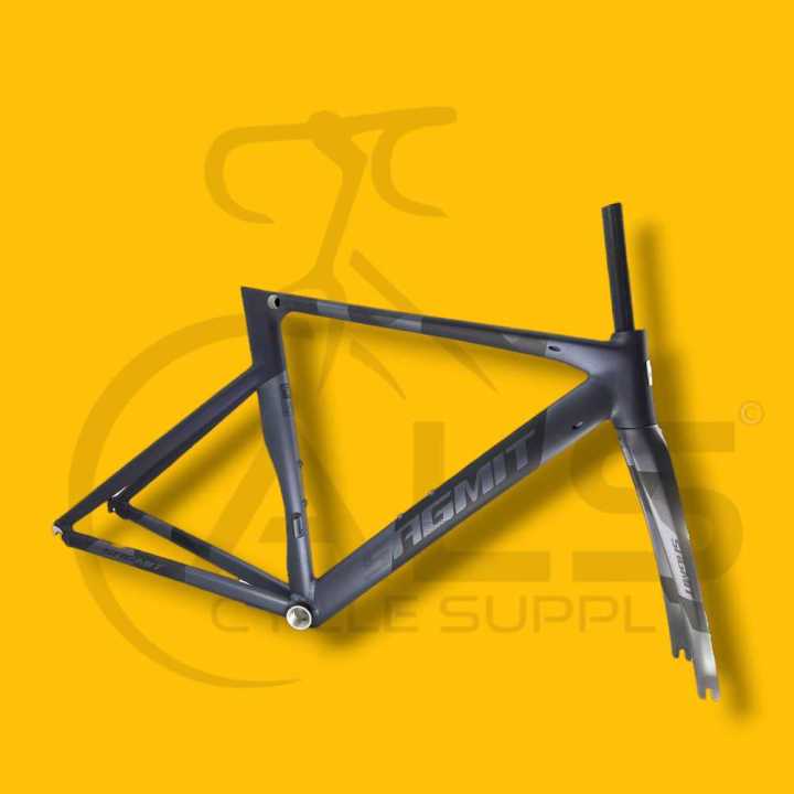 SAGMIT VENENO "RIM BRAKE" AERO FRAME SET 700C W/CARBON FORK AND ...