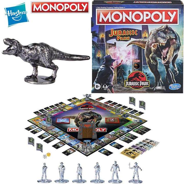 【Authentic Authorization】Monopoly Hasbro Jurassic Park Edition Board ...
