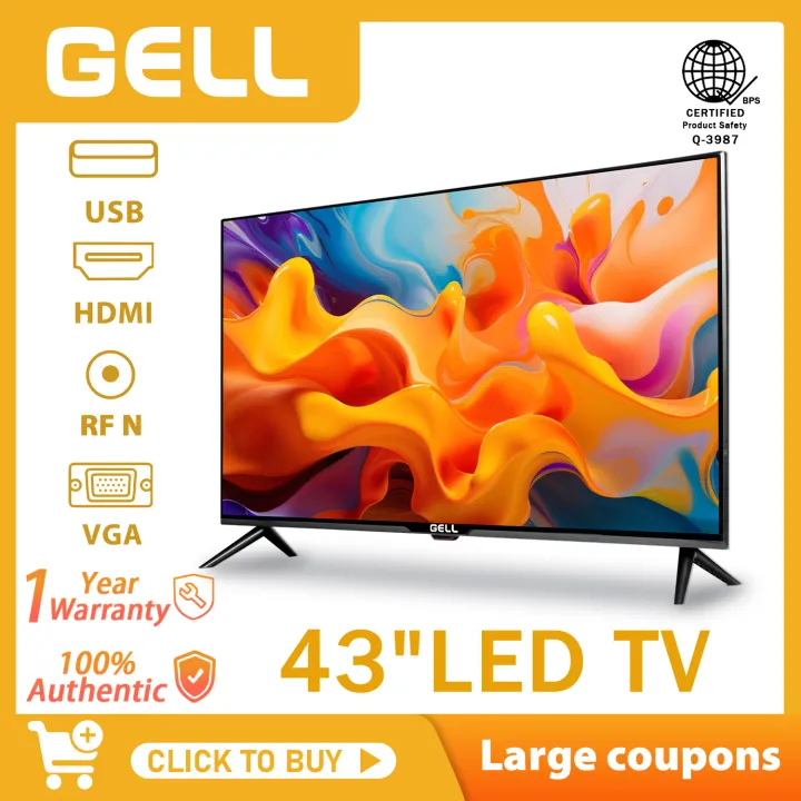 GELL smart tv 50/42 inches Ultra-slim flat screen Android tv smart led ...