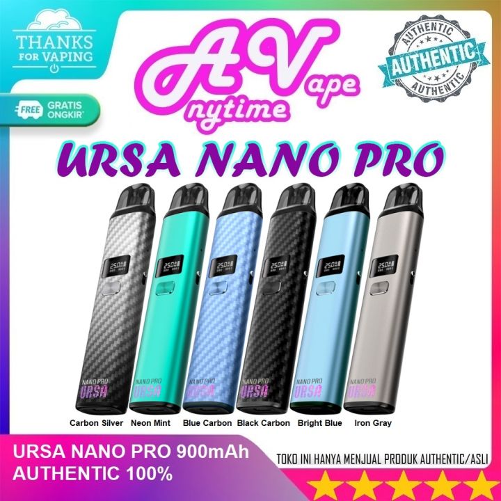 Ursa Nano Pro with OLED Display Pod Kit by Lostvape | Lazada Indonesia