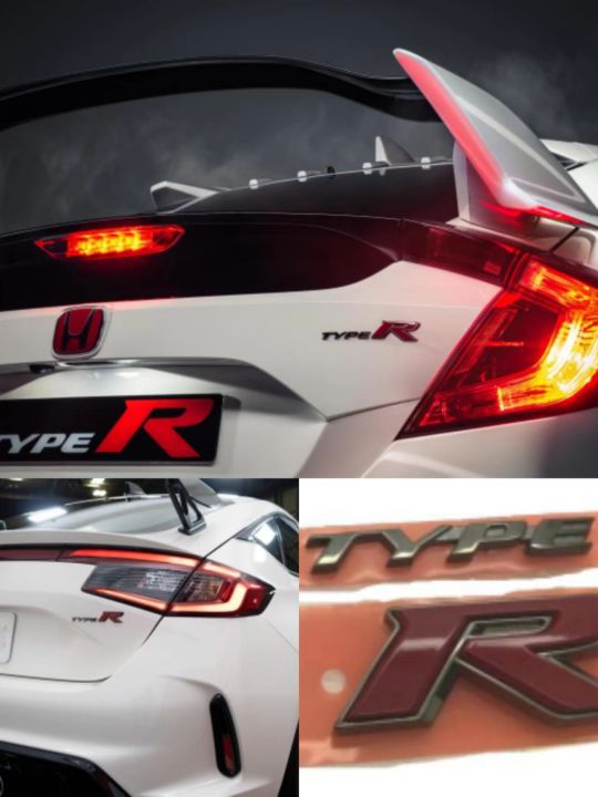 New TYPE R HONDA CIVIC FC FK8 FE FL1 FL5 Rear Emblem Logo | Lazada