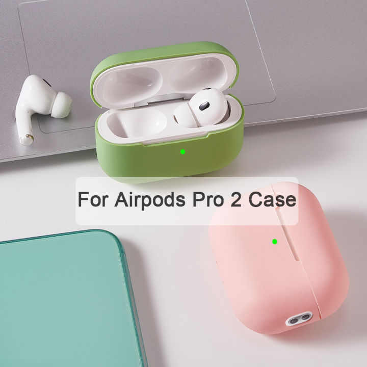 Official Original For Airpods Pro 2 Silicone Cases Wireless Bluetooth ...