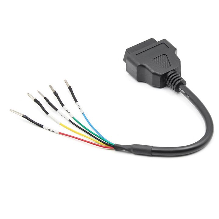 16 Pin OBD OBD2 Female K Line CAN Line Jumper Tester Connector Car ...